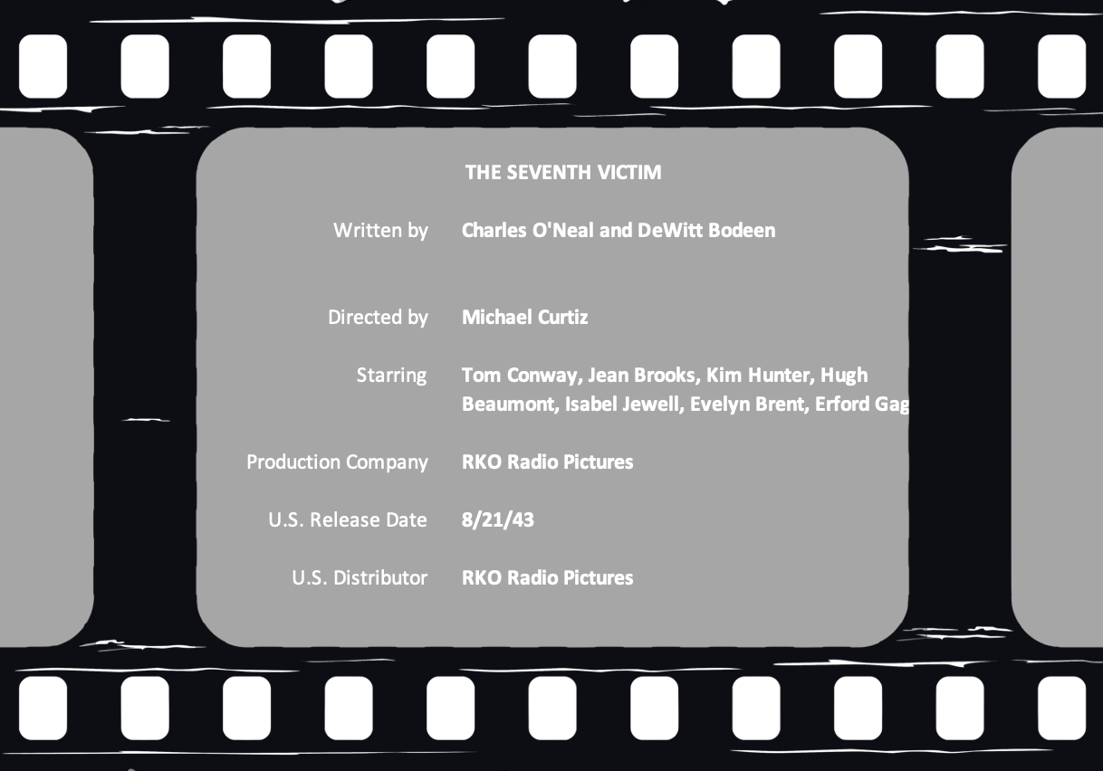 The Seventh Victim (1943) – Classic Horrors Club
