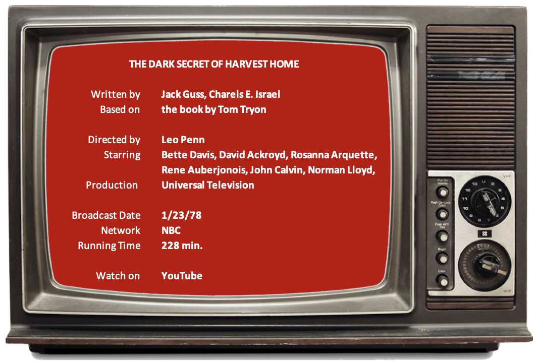 The Dark Secret of Harvest Home (1978) – Classic Horrors Club