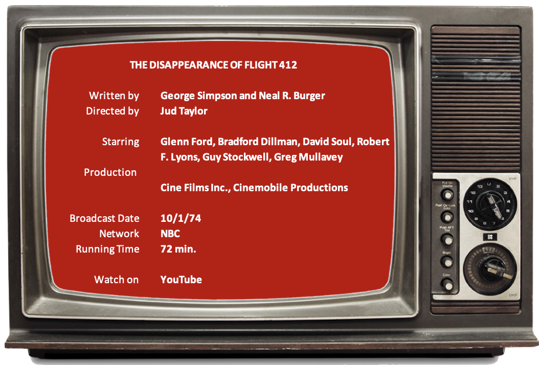 The Disappearance of Flight 412 (1974) – Classic Horrors Club